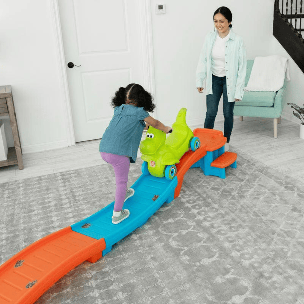 Toy. Dino Dash Up & Down Roller Coaster