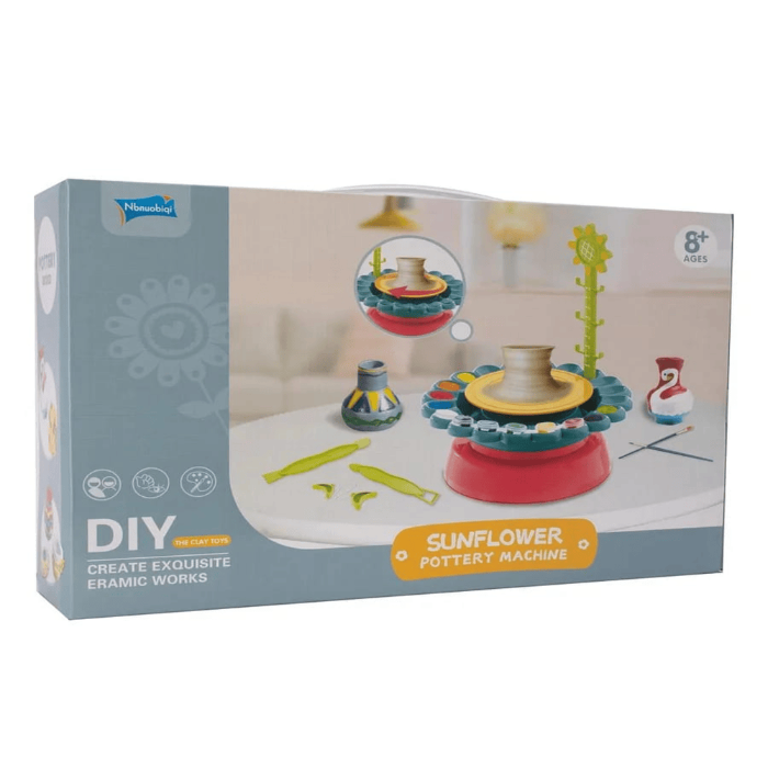 Toy. Sunflower pottery machine