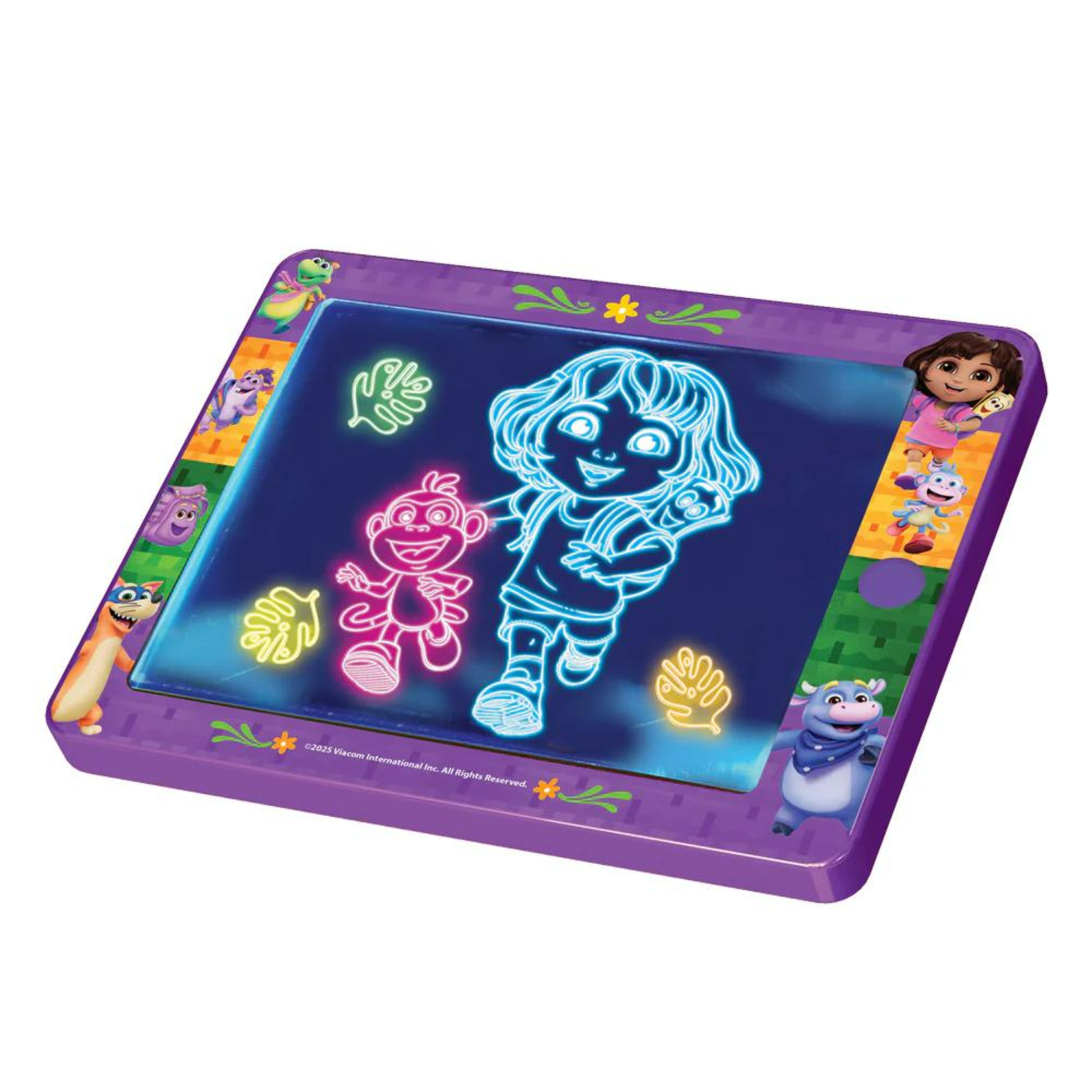 Toy. Glowing drawing board with Dora design